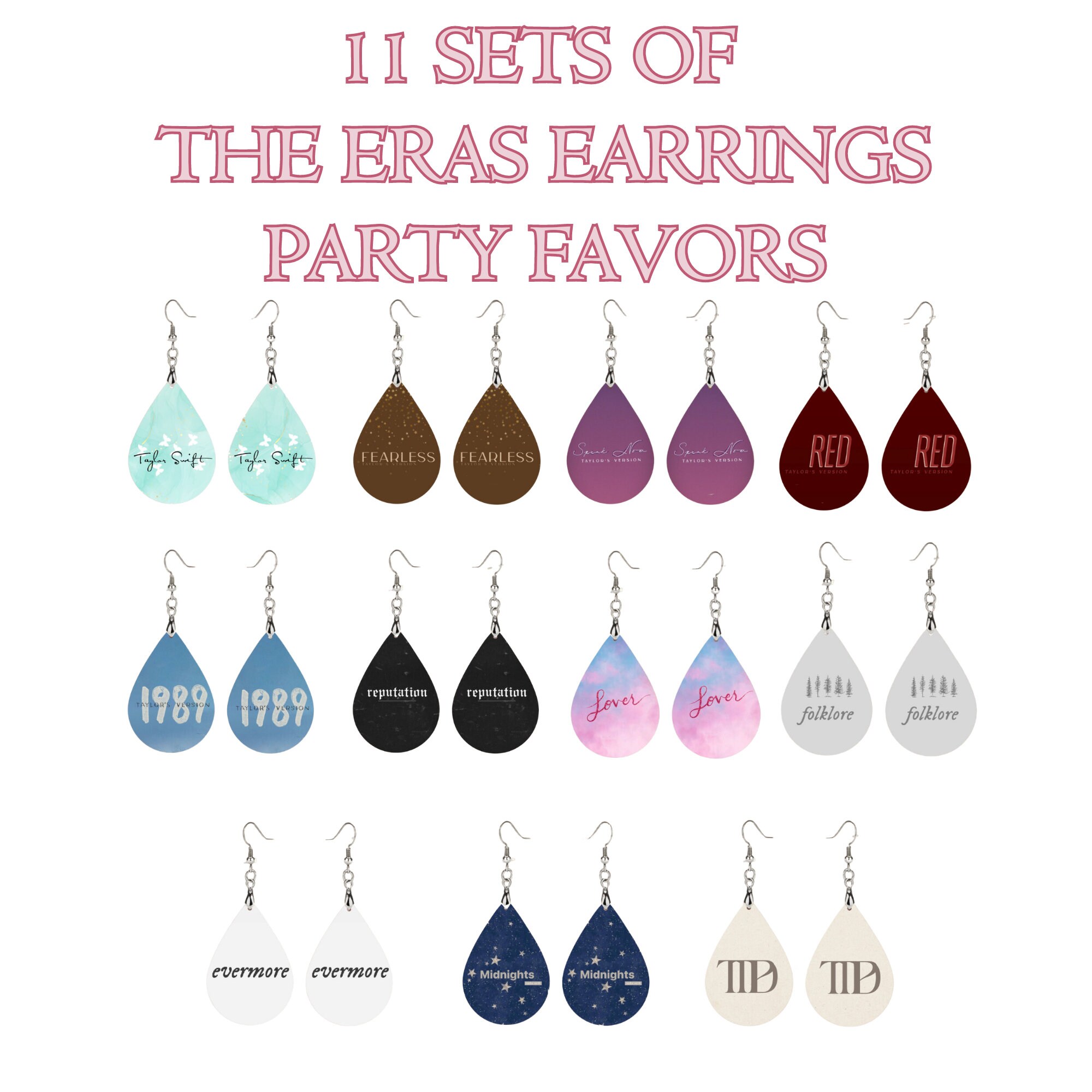 The Complete Taylor Swift the Eras Tour Birthday Party Supplies Kit for ...