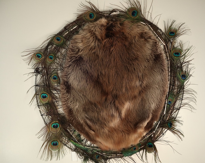 Rustic Wall Decor, Cabin Decor, Hooped Beaver, Wall Hanger, Mountain ...