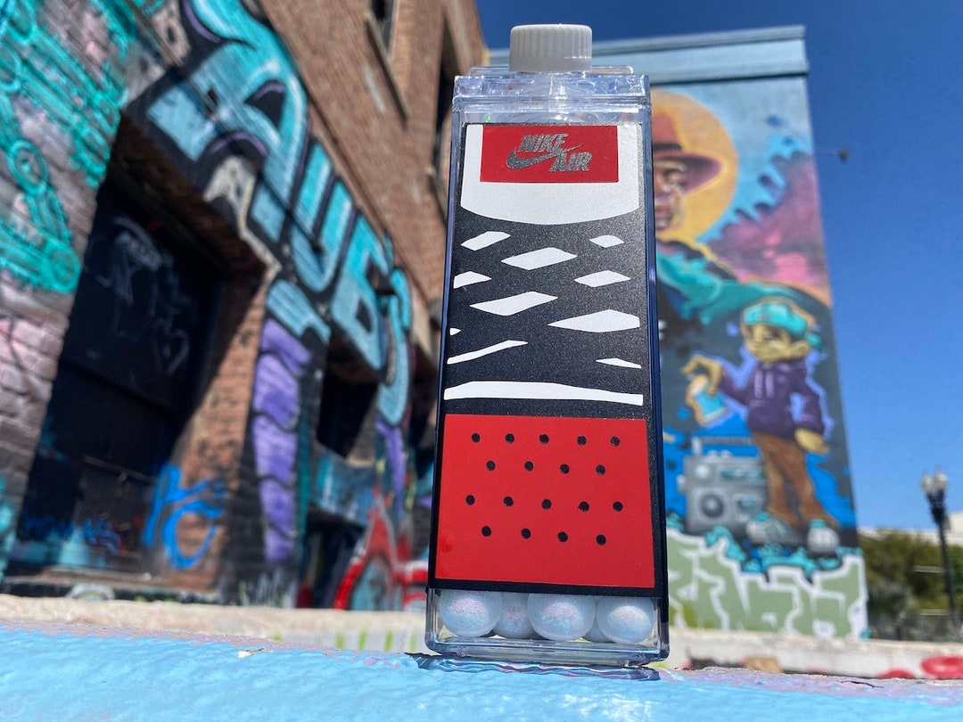 Custom Jordans Nike Air Sneaker Inspired Plastic Milk Carton - Etsy