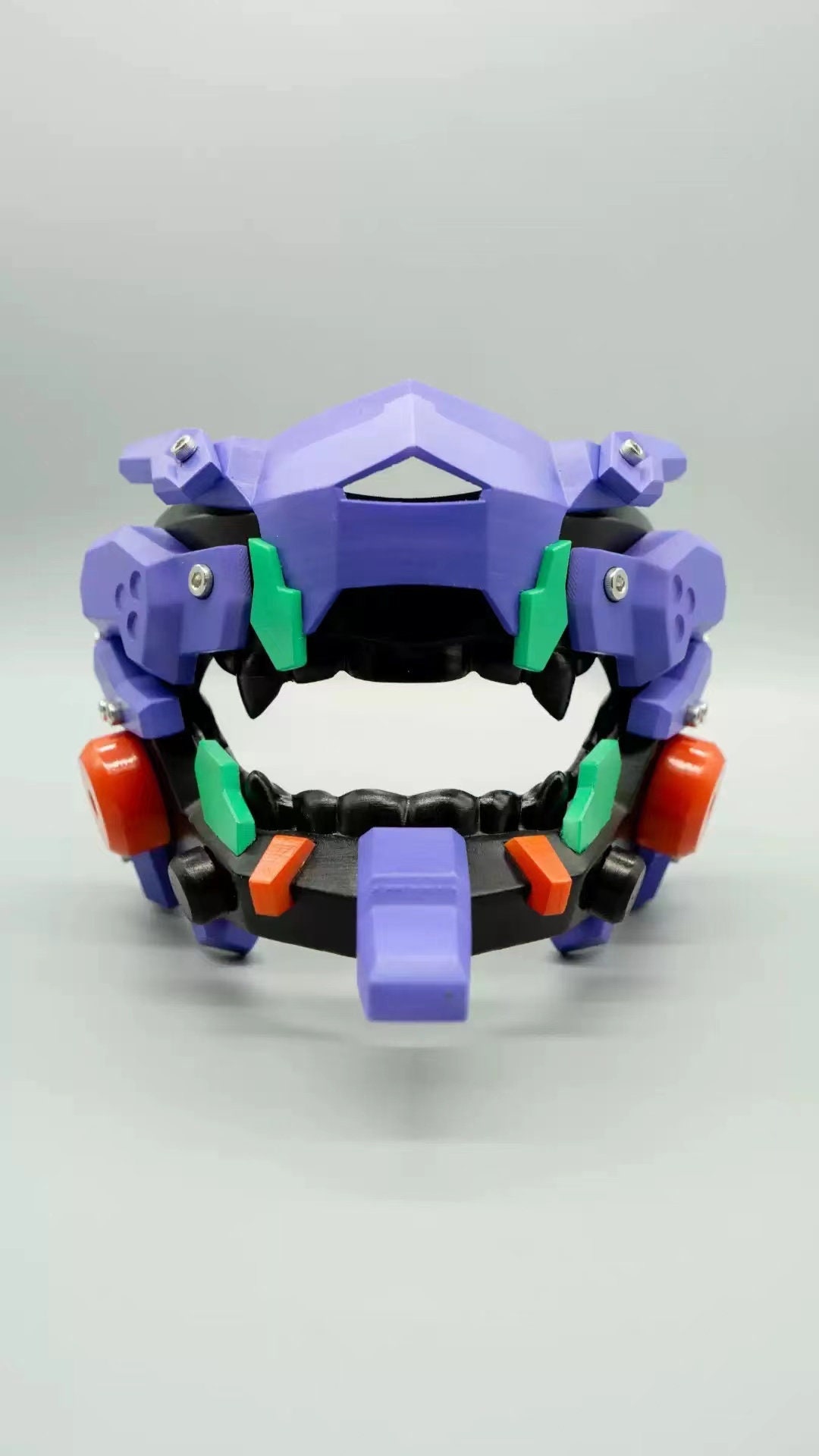 3D Printed Cyberpunk Mask Evangelion Mask EVA Color Matching - Etsy