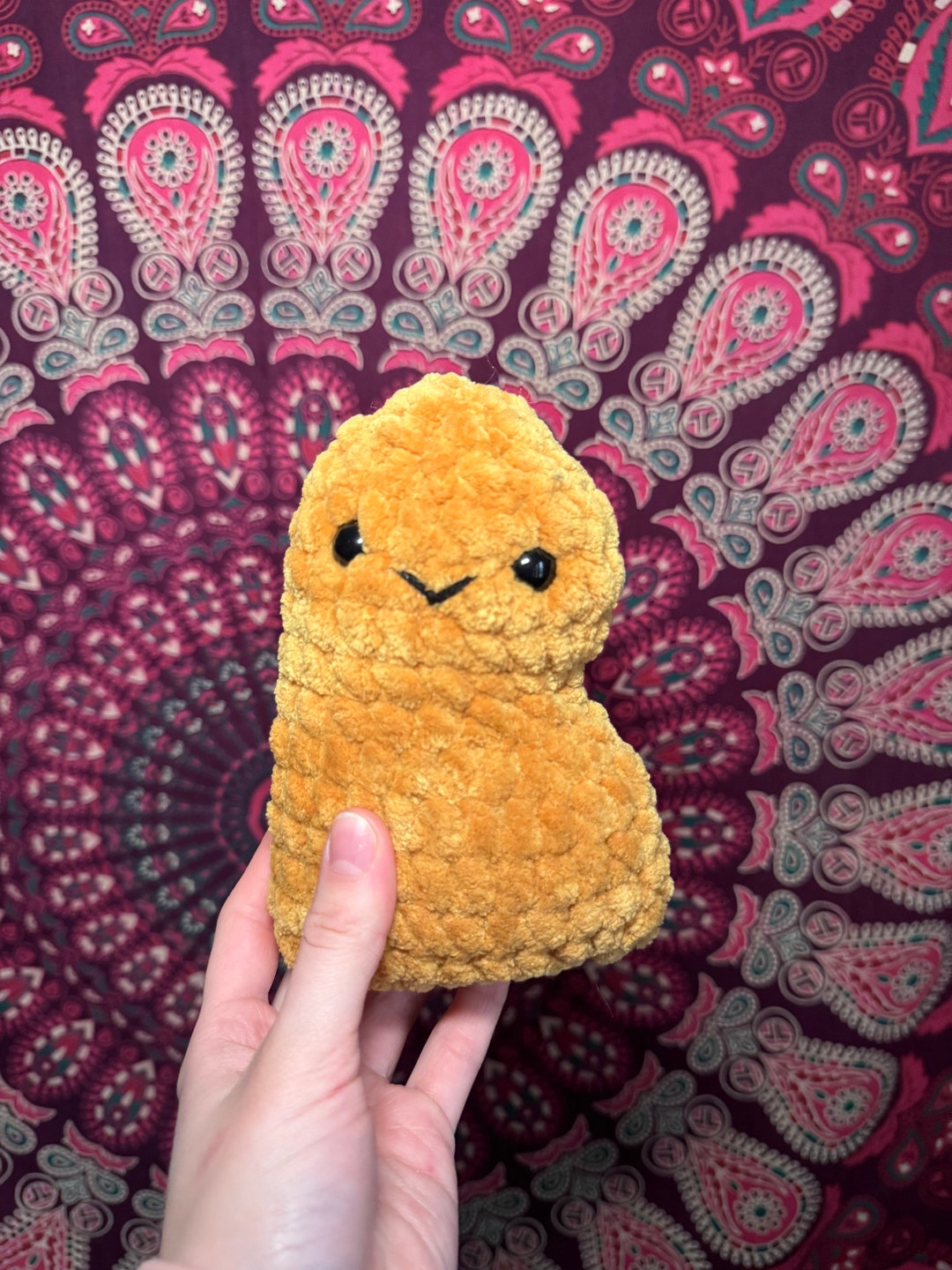 Handmade Chicken Nugget Plushie, Cute Food Plushies, Chicken Nugget ...