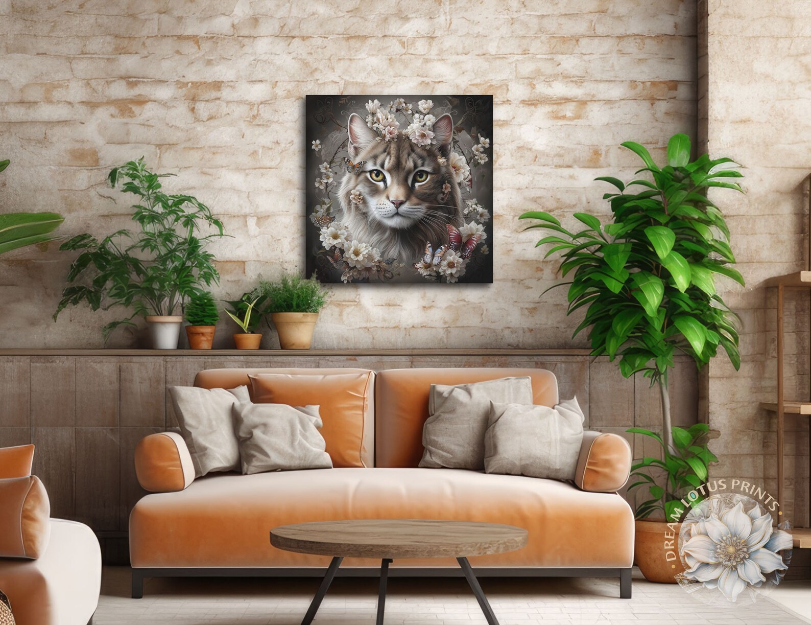 Tabby Cat Wall Art, Tabby Cat Poster, Cat Print, Cat Lover Gift ...