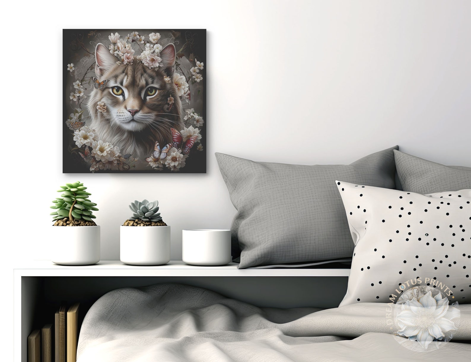 Tabby Cat Wall Art, Tabby Cat Poster, Cat Print, Cat Lover Gift ...