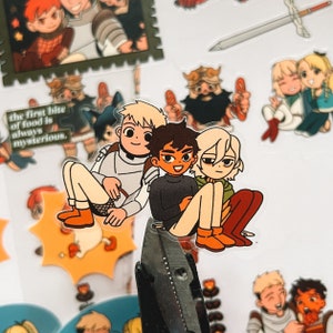 Dunmeshi Clear Sticker Sheets 8x5 - Etsy