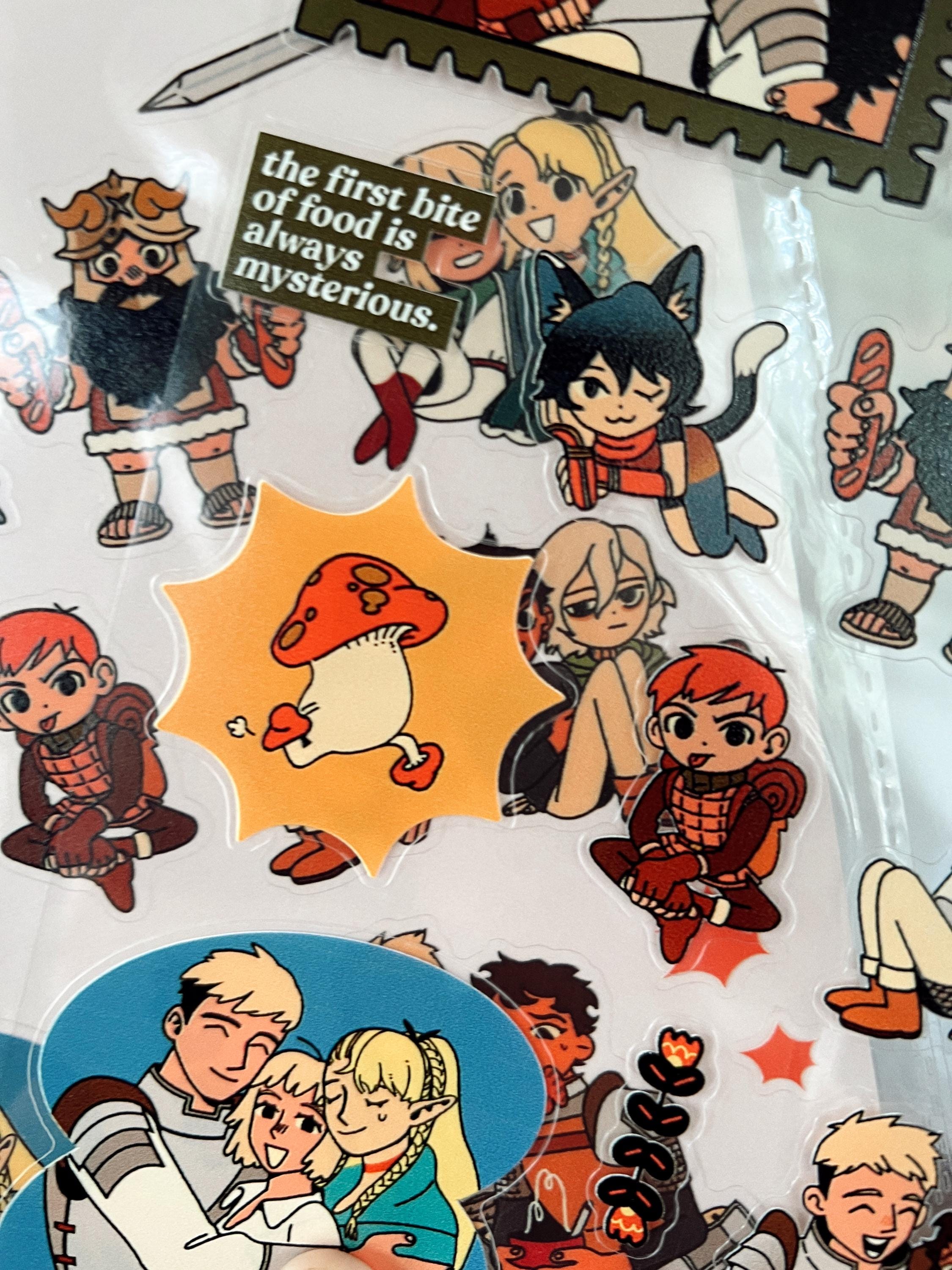 Dunmeshi Clear Sticker Sheets 8x5 - Etsy