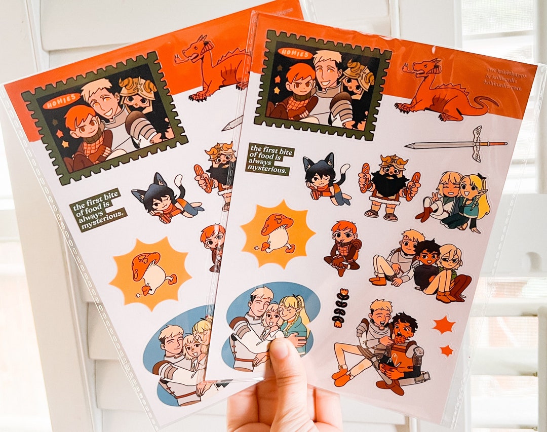 Dunmeshi Clear Sticker Sheets 8x5 - Etsy