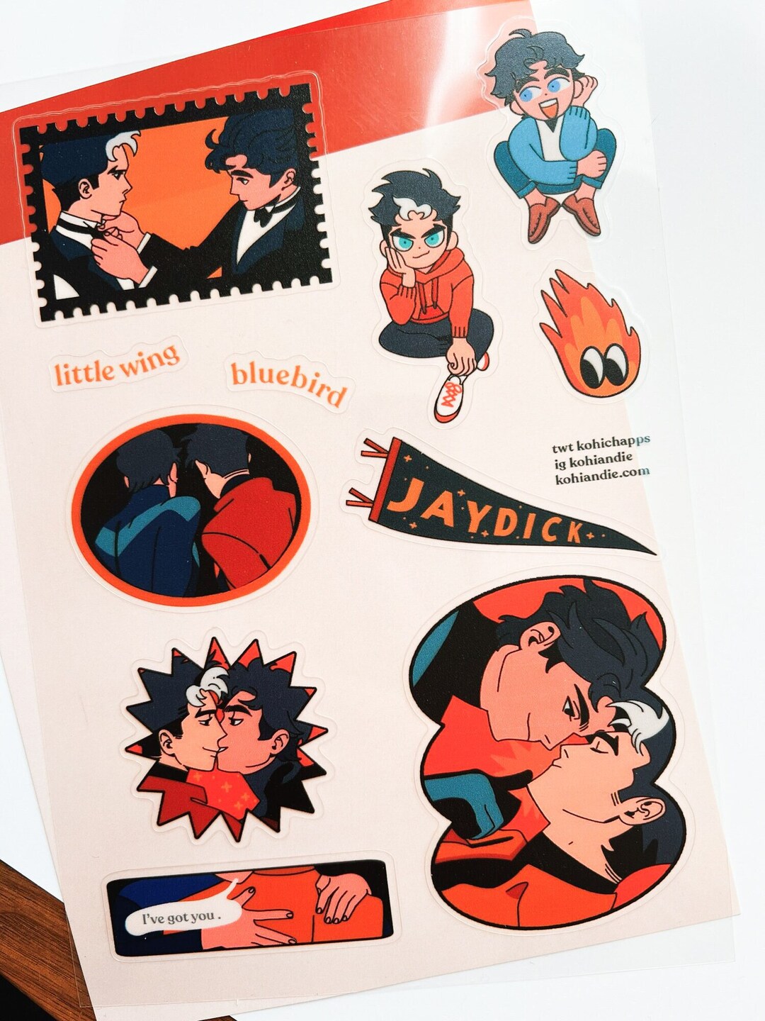 Jaydick Clear Sticker Sheets 8x5 - Etsy