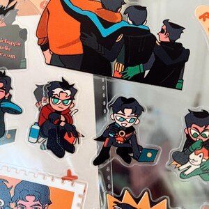 Batboys Clear Sticker Sheets 8x5" - Etsy