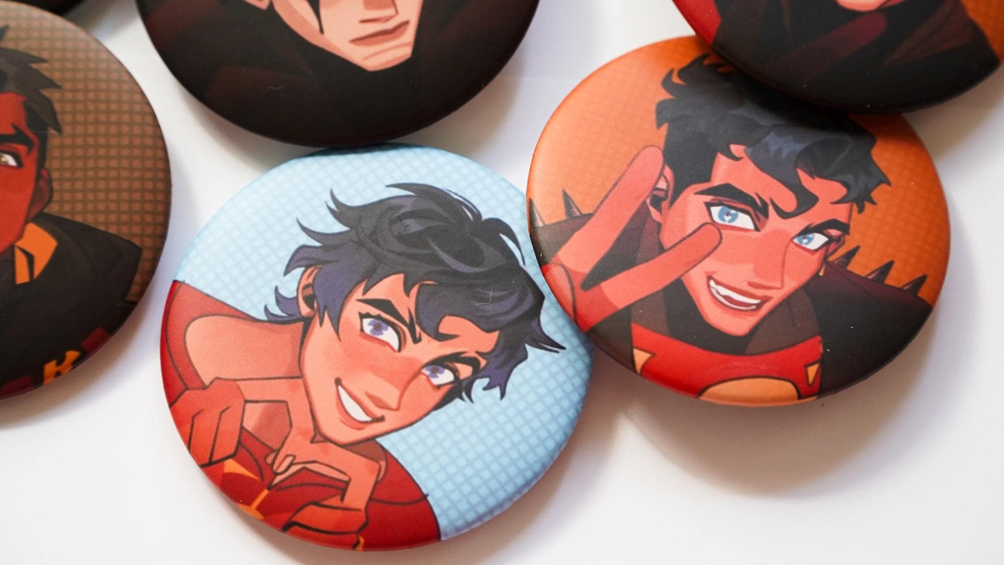 Dc Character Circle Buttons - Etsy