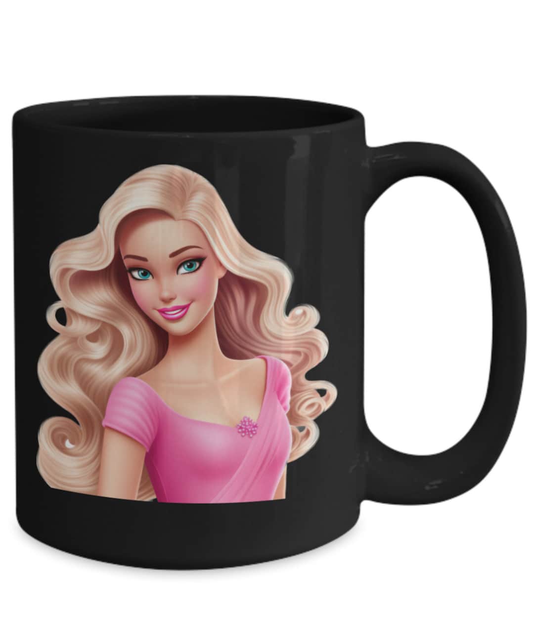 Barbie Mug, Cute Coffee Mug, Barbie Lover Mug, Come on Baby Let's Go ...
