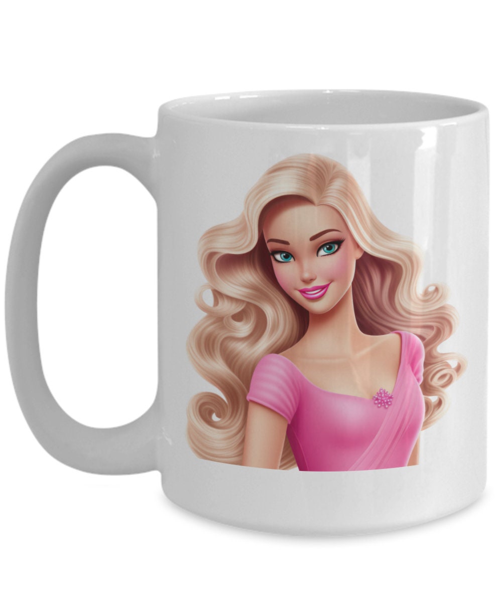 Barbie Mug, Cute Coffee Mug, Barbie Lover Mug, Come on Baby Let's Go ...