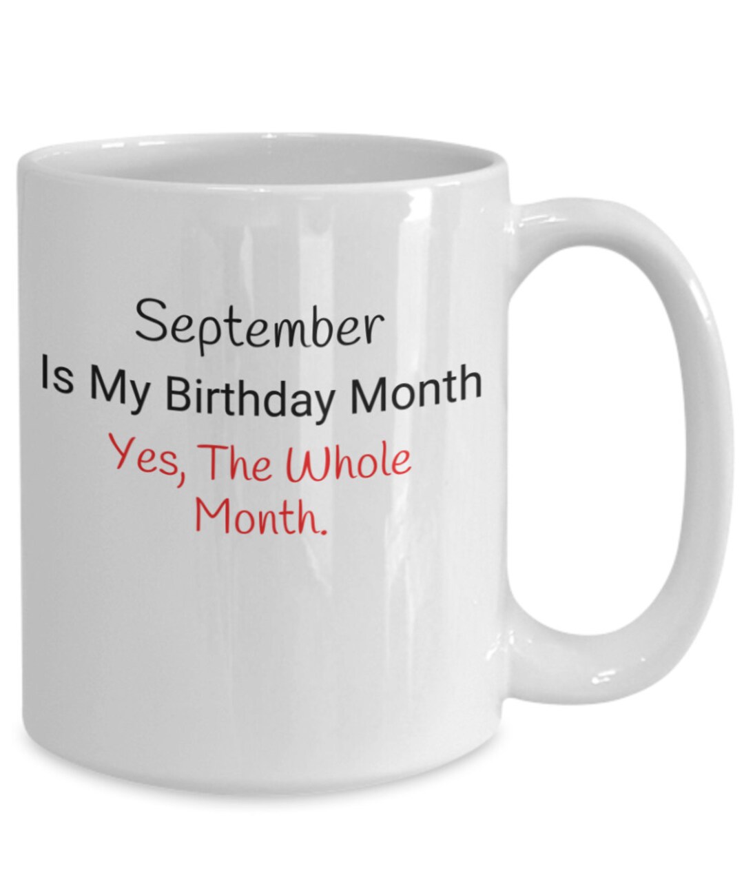 Birthday Coffee Mug, September Mug, Novelty Gift Mug, Funny Tea and ...