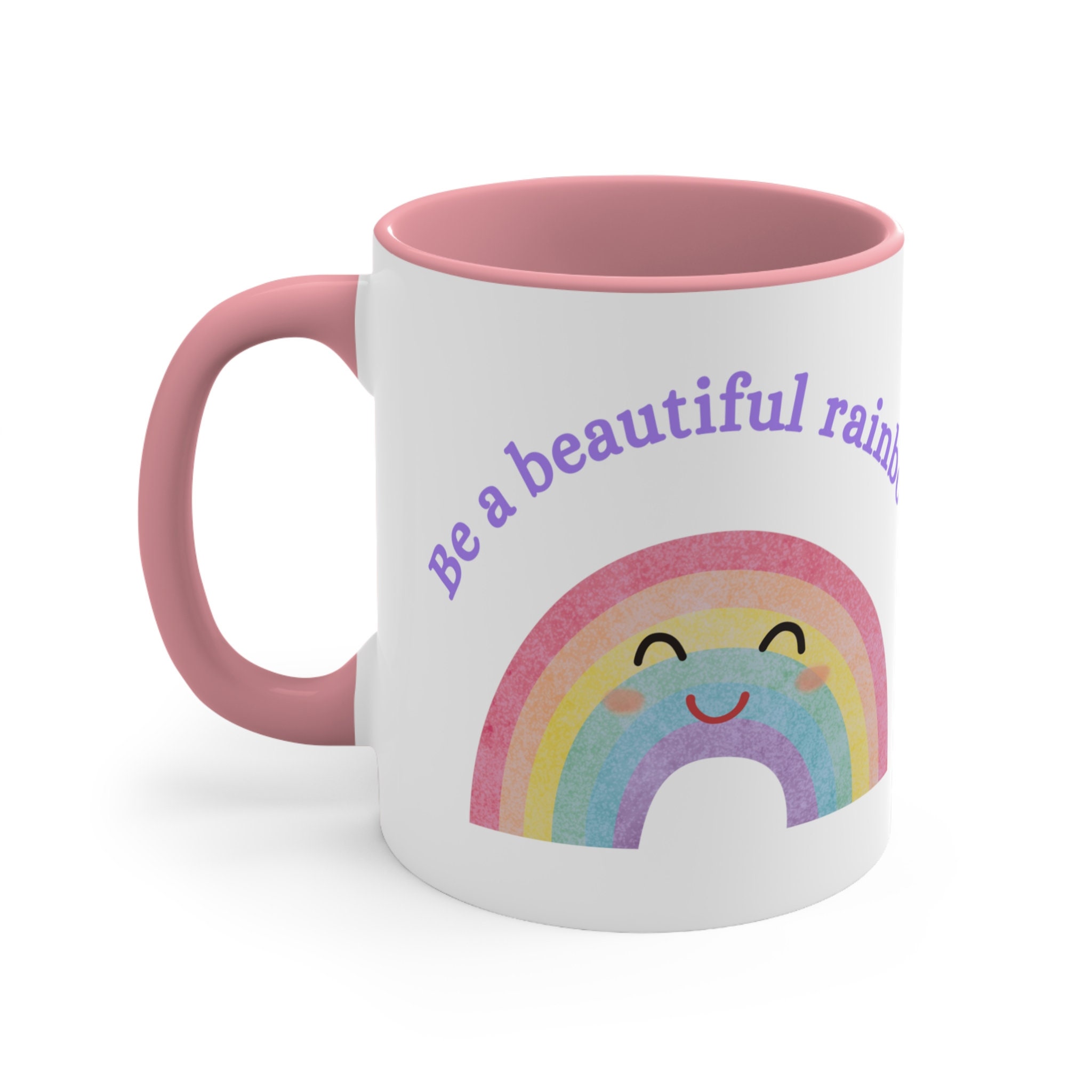 Cute Mug, Rainbow Mug, Cloud Mug, Kawaii Mug, Inspirational Mug, Mugs ...