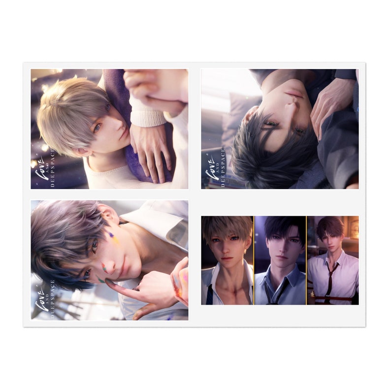 Love and Deepspace Stickers, Love and Deepspace, Xavier, Rafayel, Zayne ...