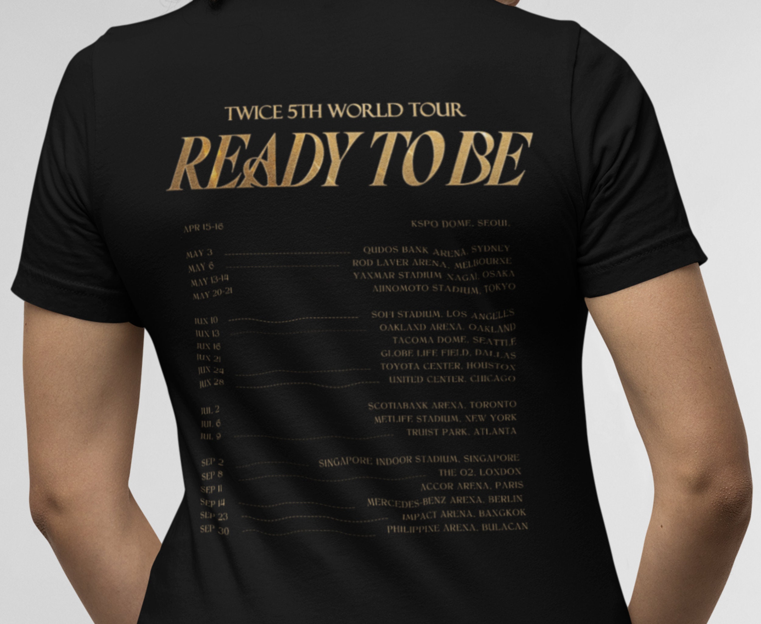 Twice 5th World Tour Shirt, Twice Tour Shirt, Twice Tee, Twice Kpop ...