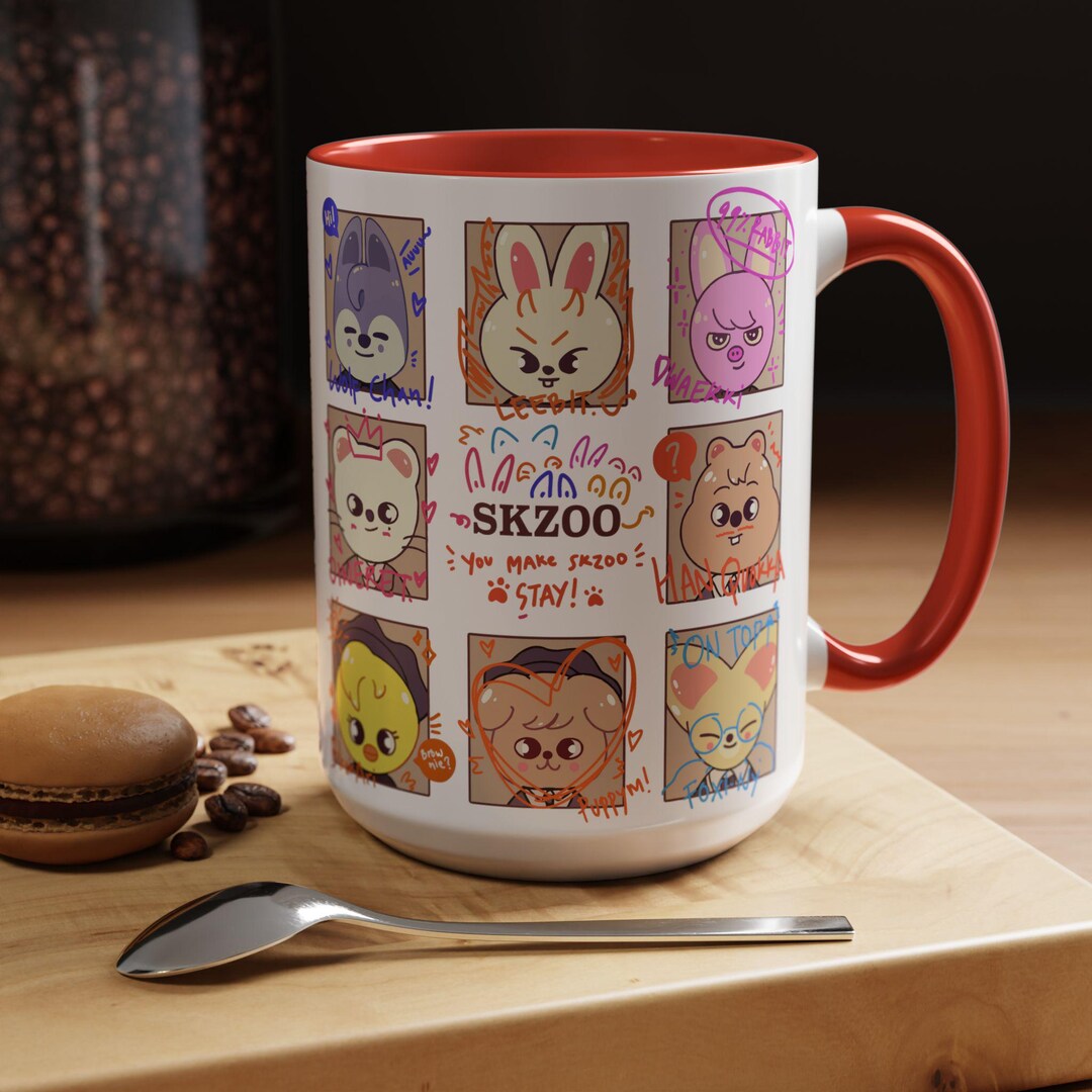 Stray Kids Mug, Skzoo Mug, Kpop Mug, Stray Kids Gifts, Stray Kids ...