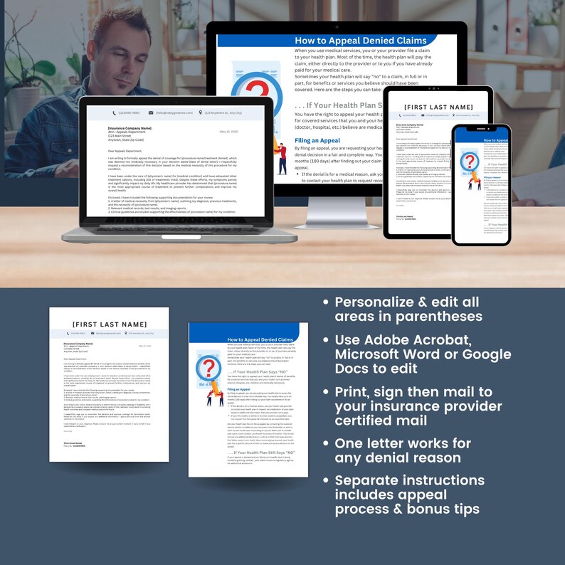 Health Insurance Appeal Letter Template, Appeal Insurance Denial ...