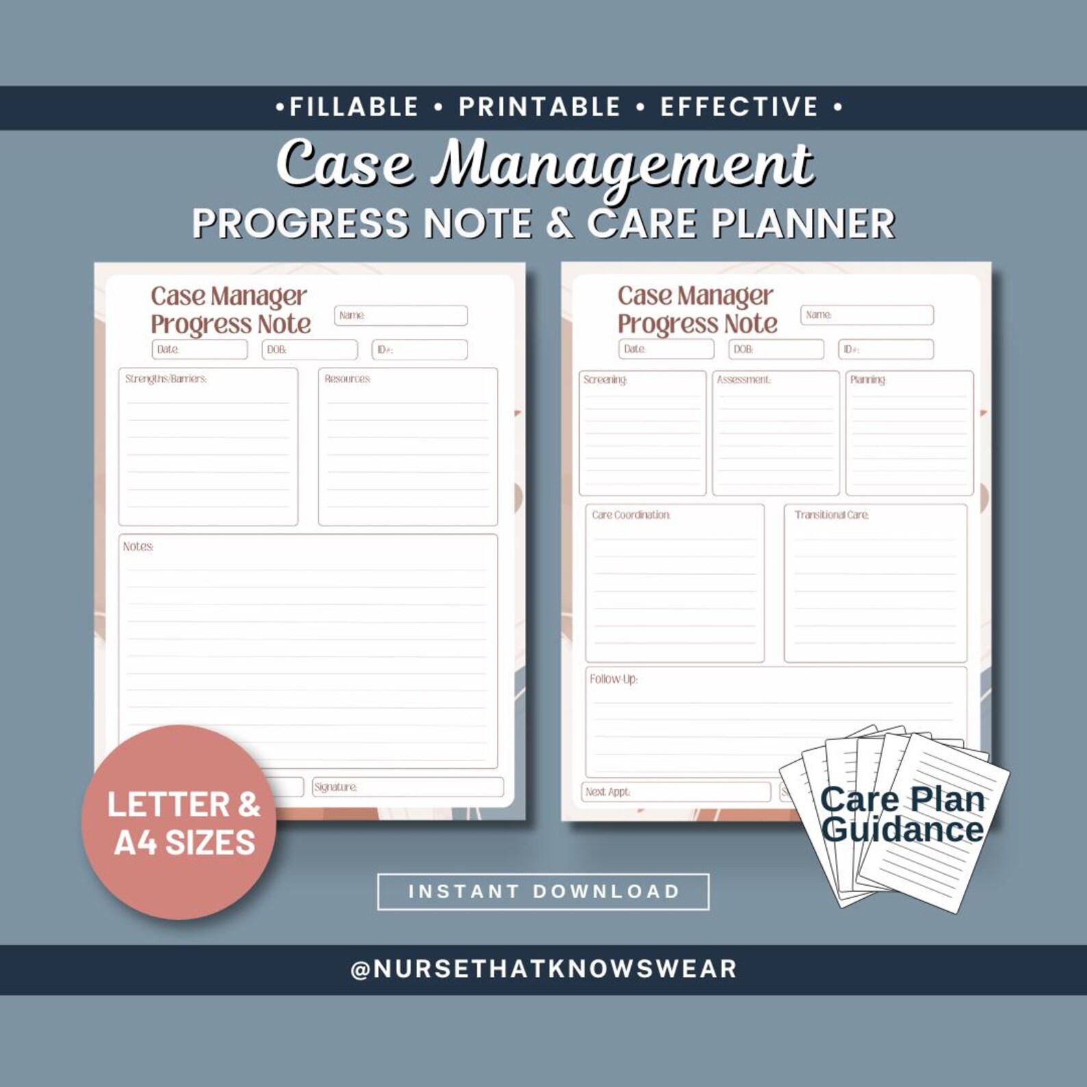 Case Manager Progress Note, Care RN Management Intake Form, Medical ...