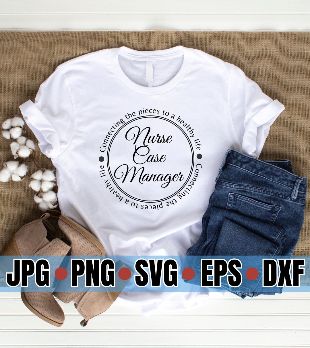 Nurse Case Management Pieces EPS Design File, Nurse Care Manager SVG ...