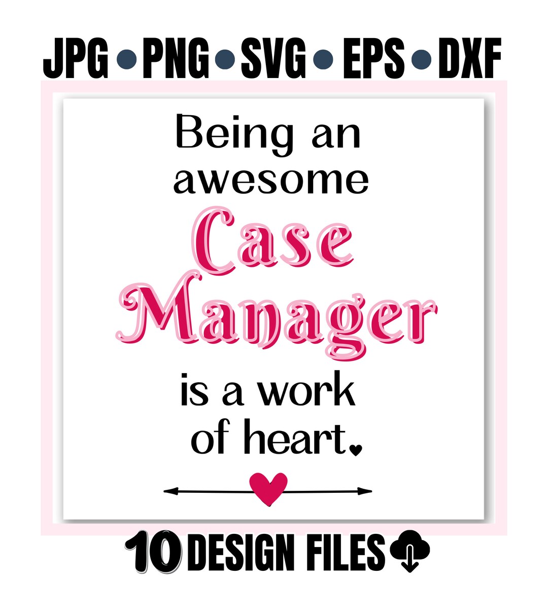 Case-Manager-Design: Heartfelt RN Care Manager EPS, PNG und JPG-Dateien ...