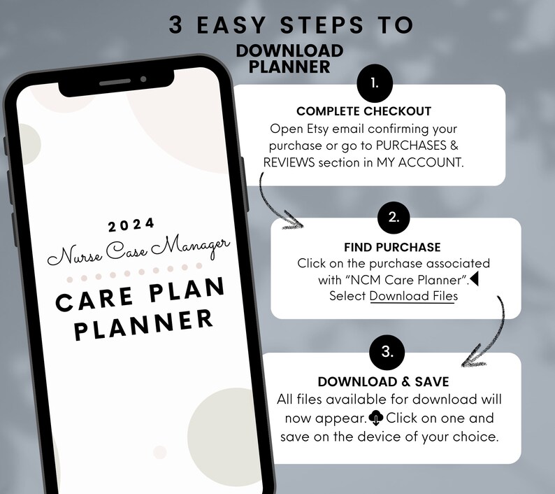 Nurse Case Manager Printable Planner, Case Management Care Planning ...
