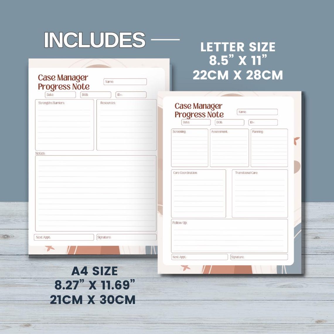 Case Manager Progress Note, Care RN Management Intake Form, Medical ...