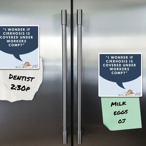 Fun Workers Comp Magnet Funny Worker Compensation Magnets - Etsy