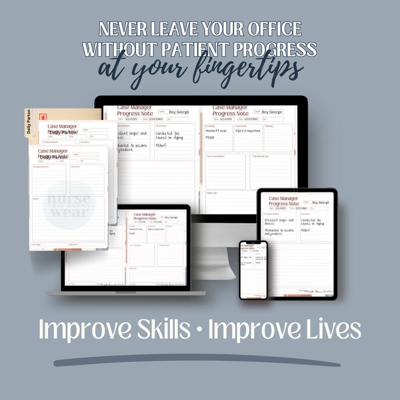 RN Case Manager Progress Note, Care Management Intake Form, Medical ...