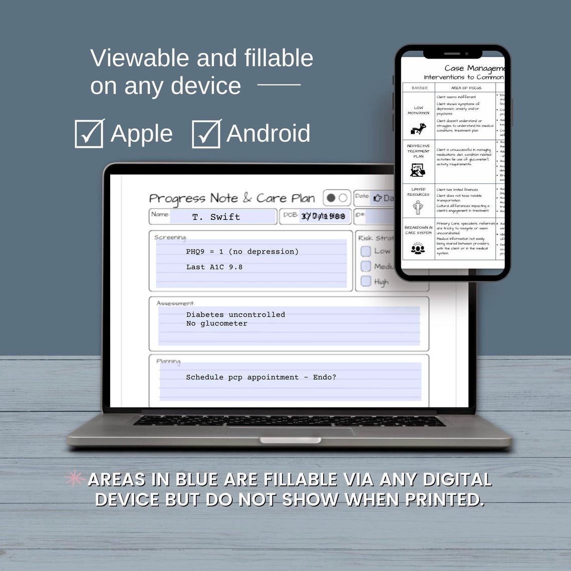 Case Manager Progress Note, Nurse Care Management Intake Note ...