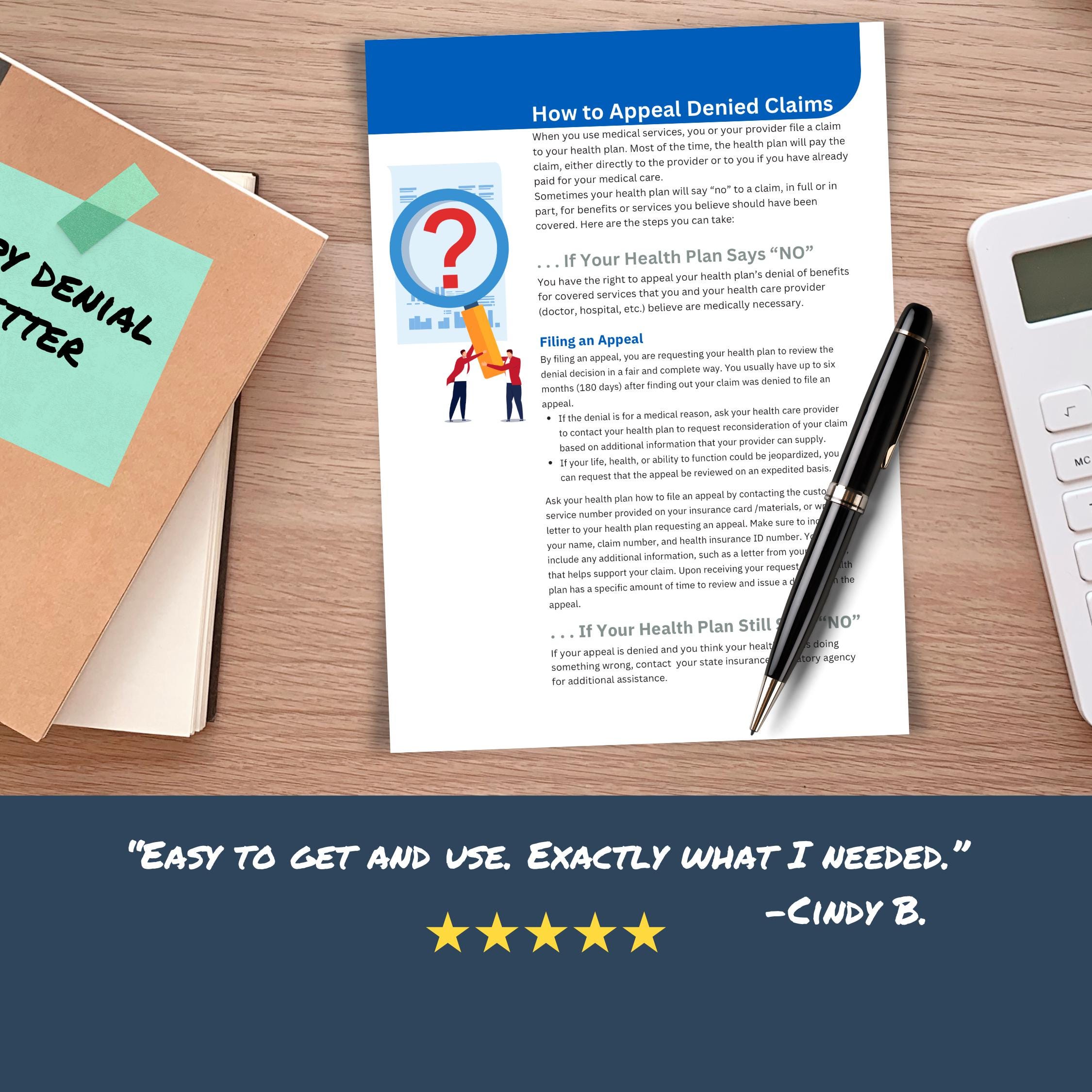 Health Insurance Appeal Letter Template, Appeal Insurance Denial ...