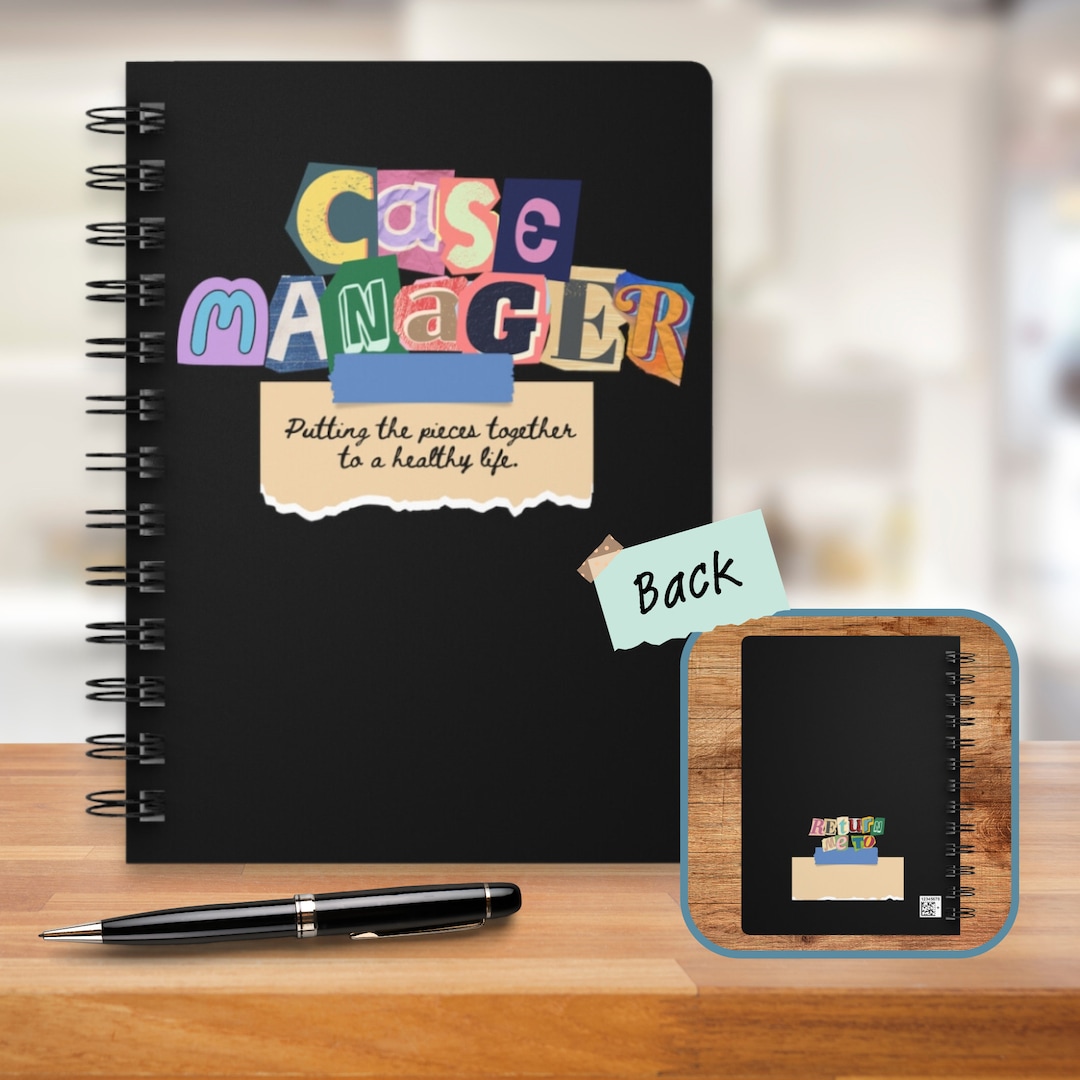 Fun Case Manager Journal, Notebook for Care Manager, Note Book for Case ...