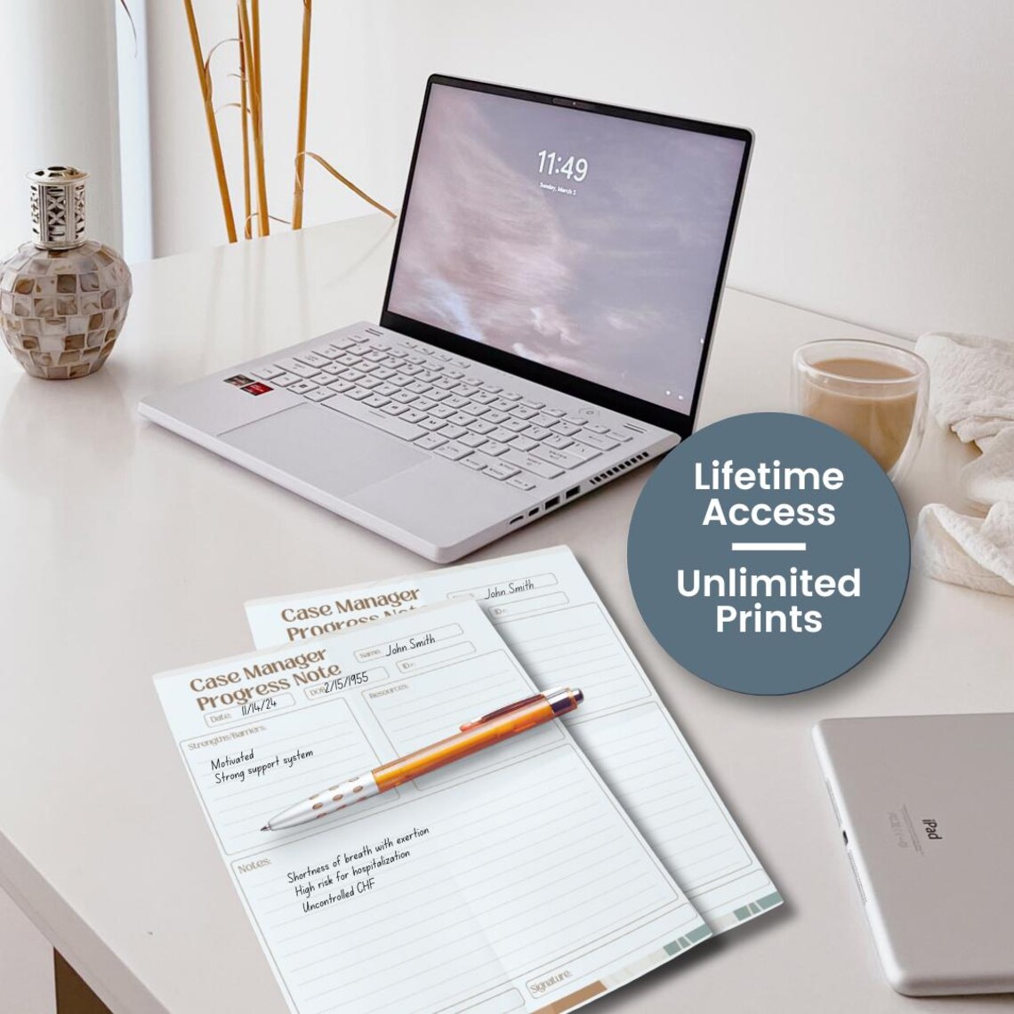 Case Manager Progress Note, Care RN Management Intake Form, Medical ...