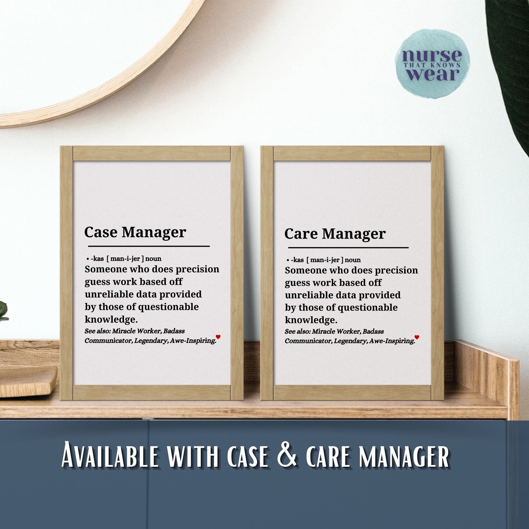 Care Manager Printable, Digital Download for Care Management, Funny ...