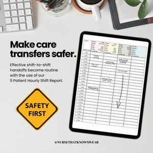 4 Patient Nurse Shift Report, Med Surg Nurse Report Sheet, Medsurg ...