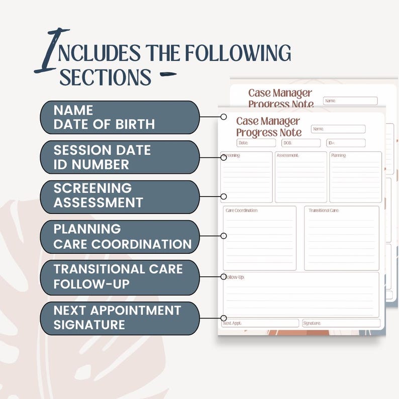 Case Manager Progress Note, Care RN Management Intake Form, Medical ...