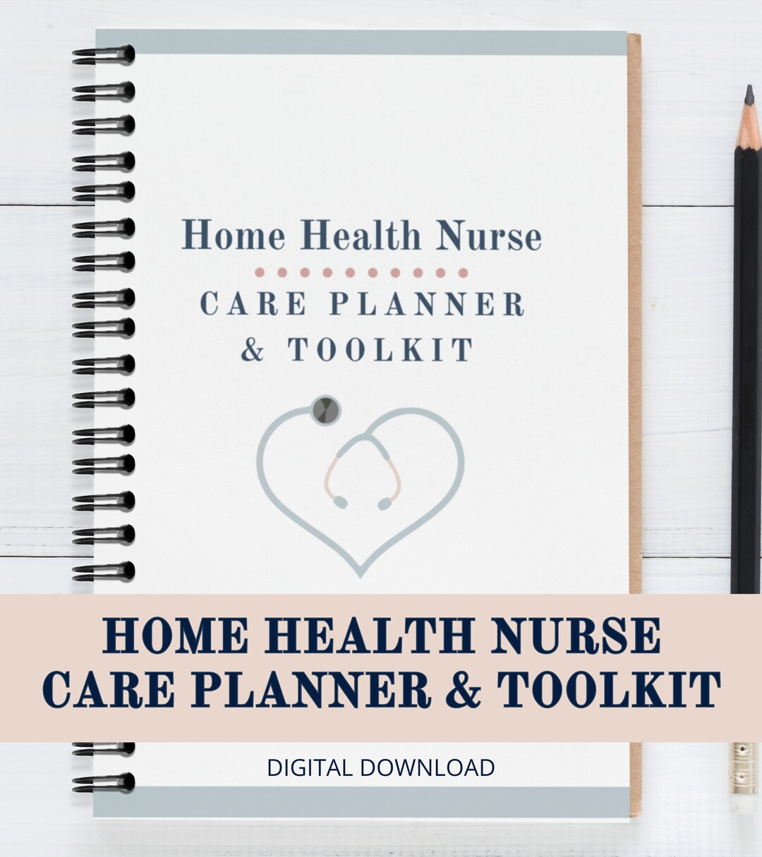 Home Health Nurse Care Planner Toolkit, Medication Tracker, Skilled ...