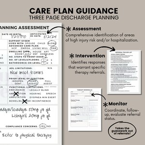 RN Case Manager Discharge Assessment Form, Case Manager Intake Template ...