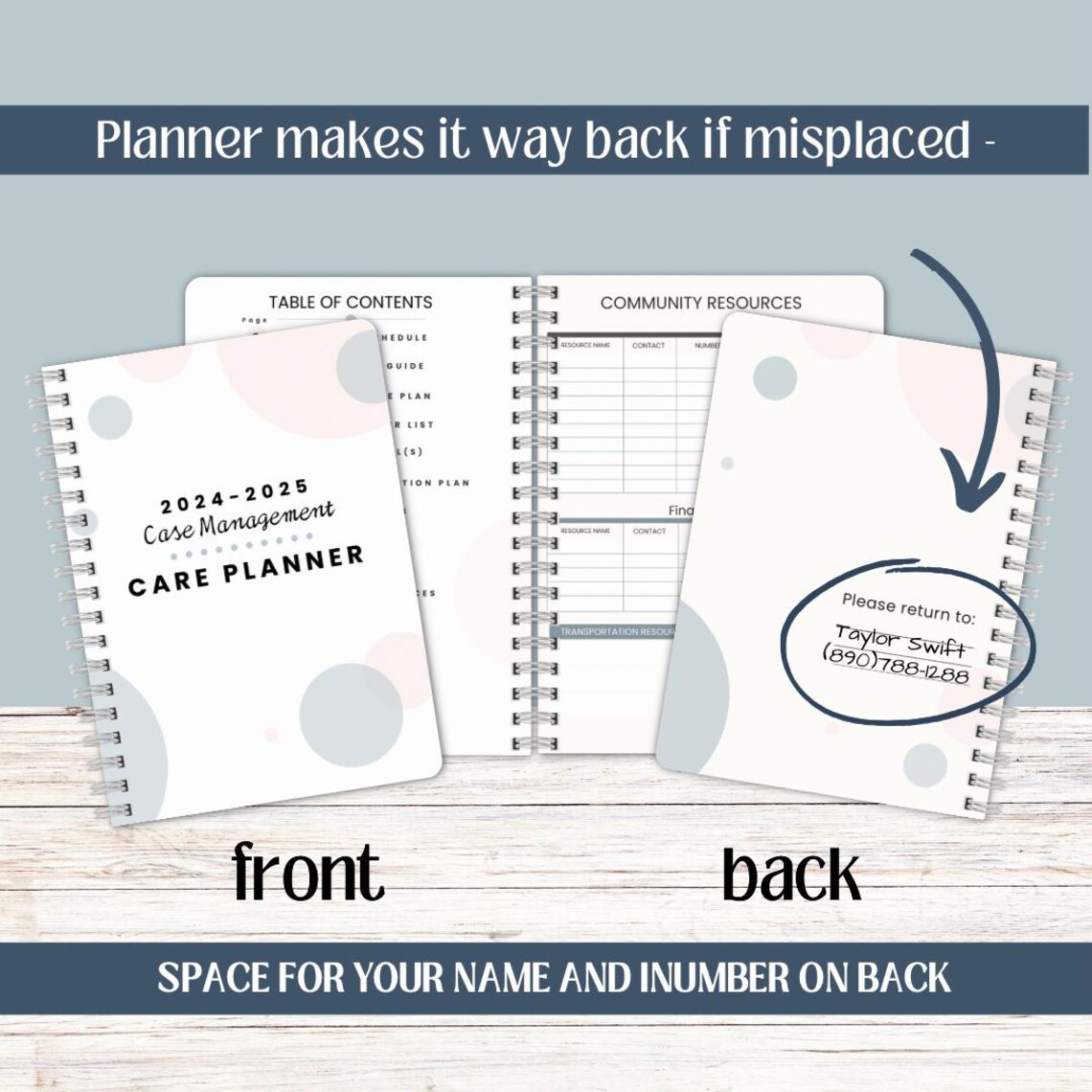 Case Manager Care Planning Printable Planner, Nurse Care Management ...