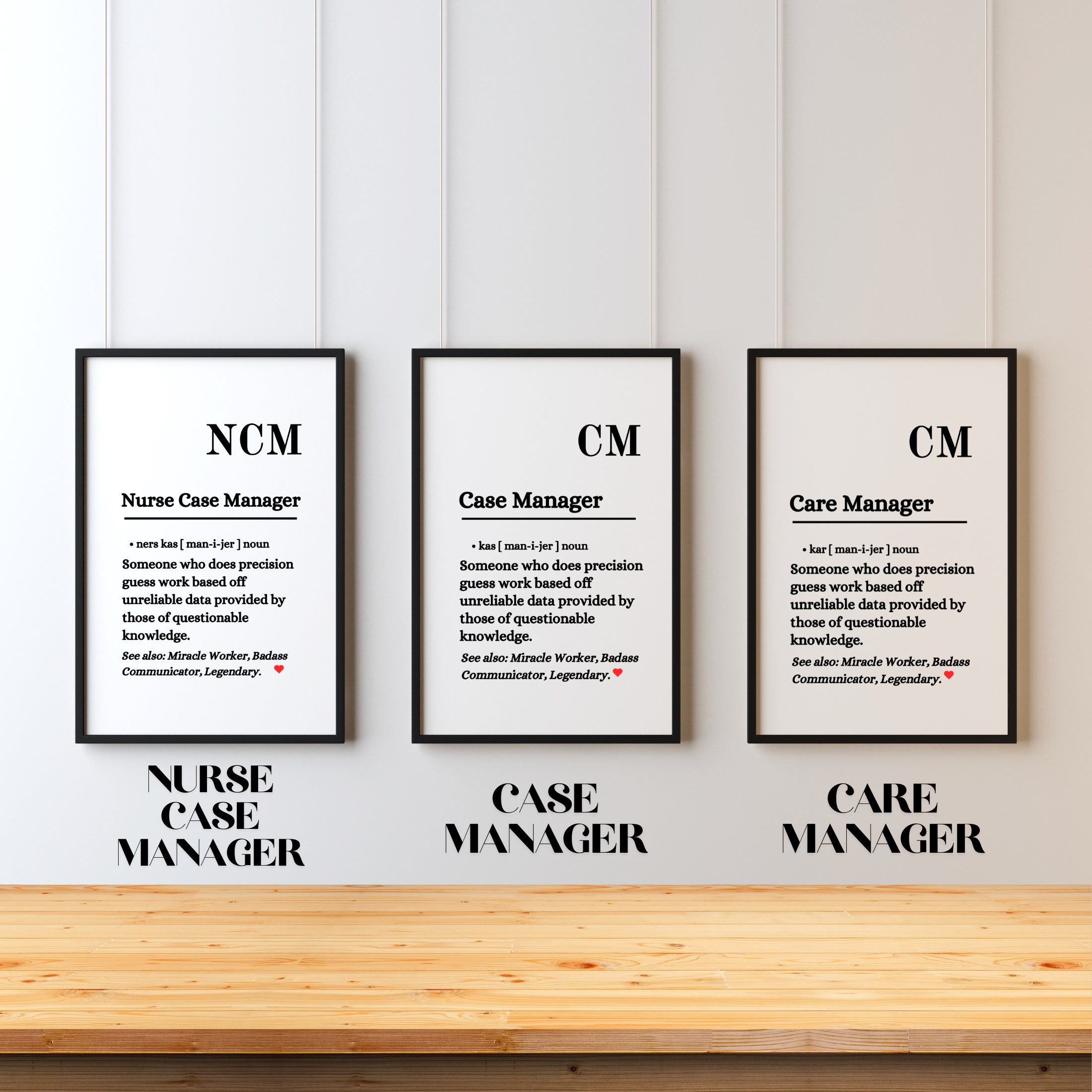 Case Manager defined Office Print, Funny Nurse Care Manager Printable ...