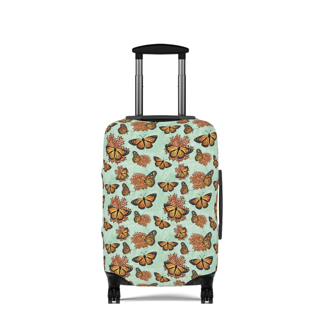Monarch Butterfly Luggage Coverrolling Suitcase Coverluggage ...