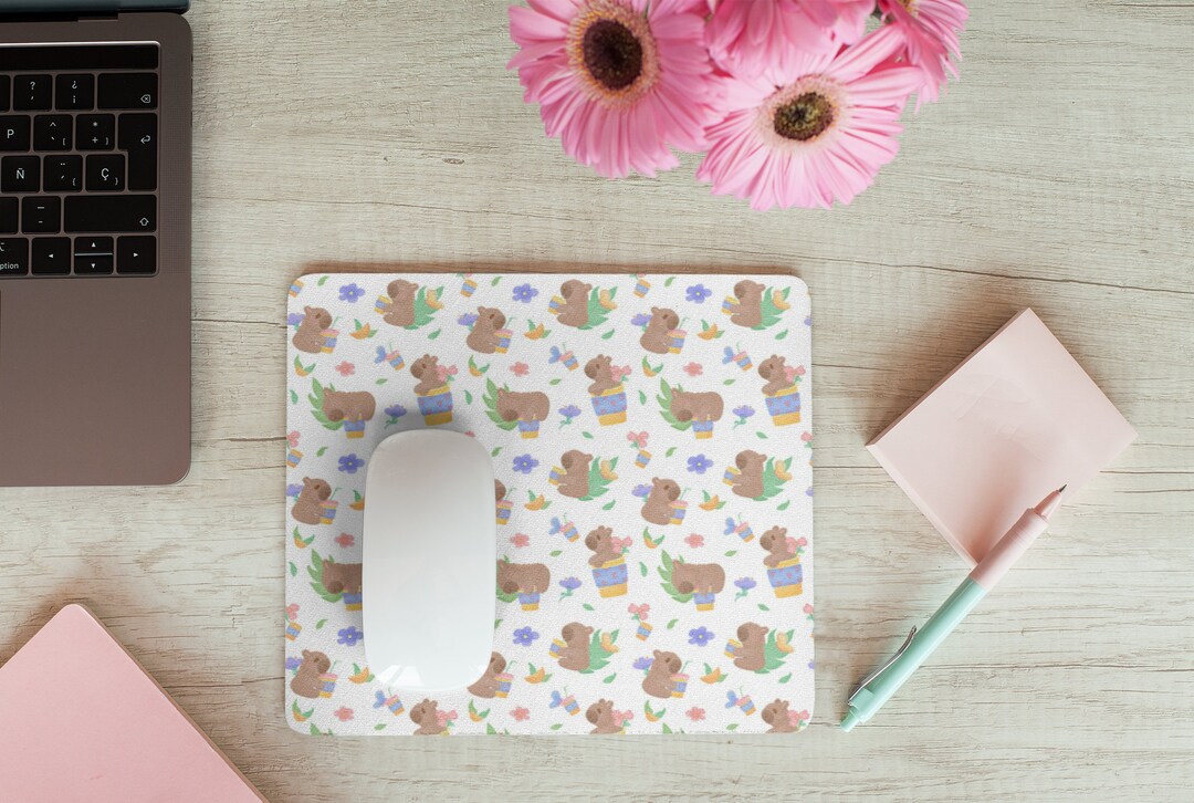 Capybara Mouse Padcute Capybara Giftanimal Lover Giftdesk Decorbirthday ...