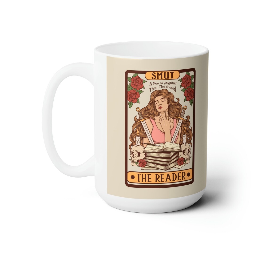 Full Color SMUT Ceramic Mug 15ozbookish Giftvalentines Daysmut ...