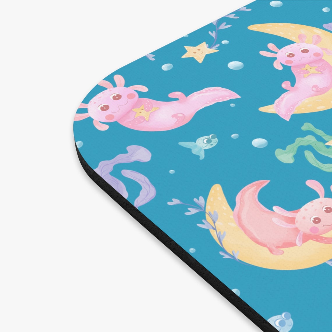 Blue Axolotl Mouse Paddesk Decoraxolotl Giftanimal Lover Giftbirthday ...