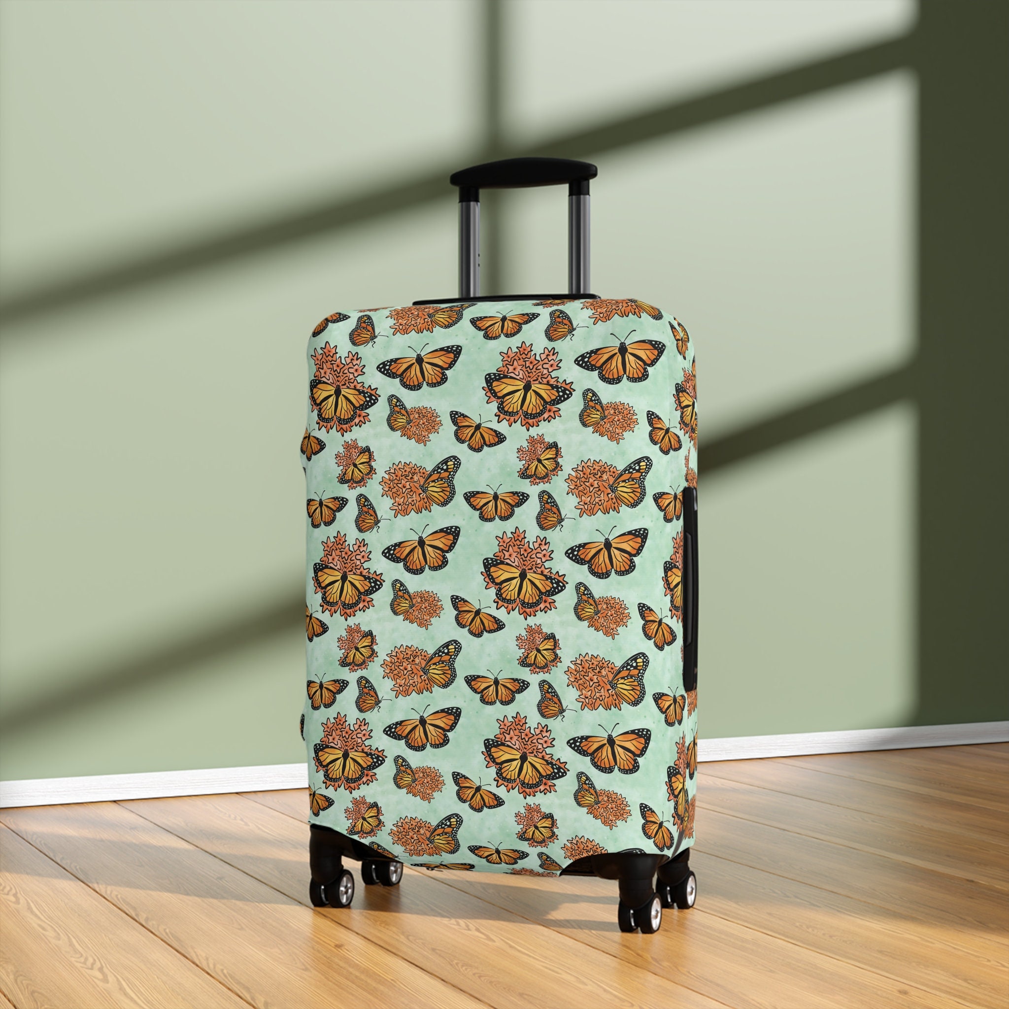 Monarch Butterfly Luggage Coverrolling Suitcase Coverluggage ...