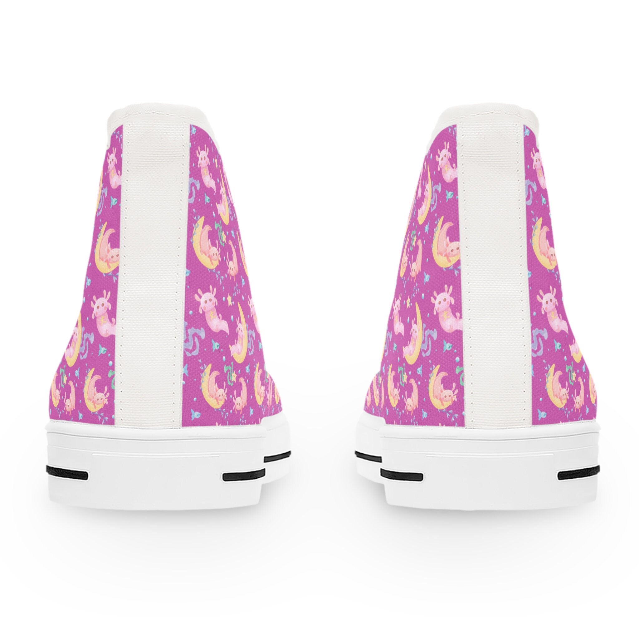 Axolotl Pink Women's High Top Sneakersaxolotl Loveranimal Lover ...