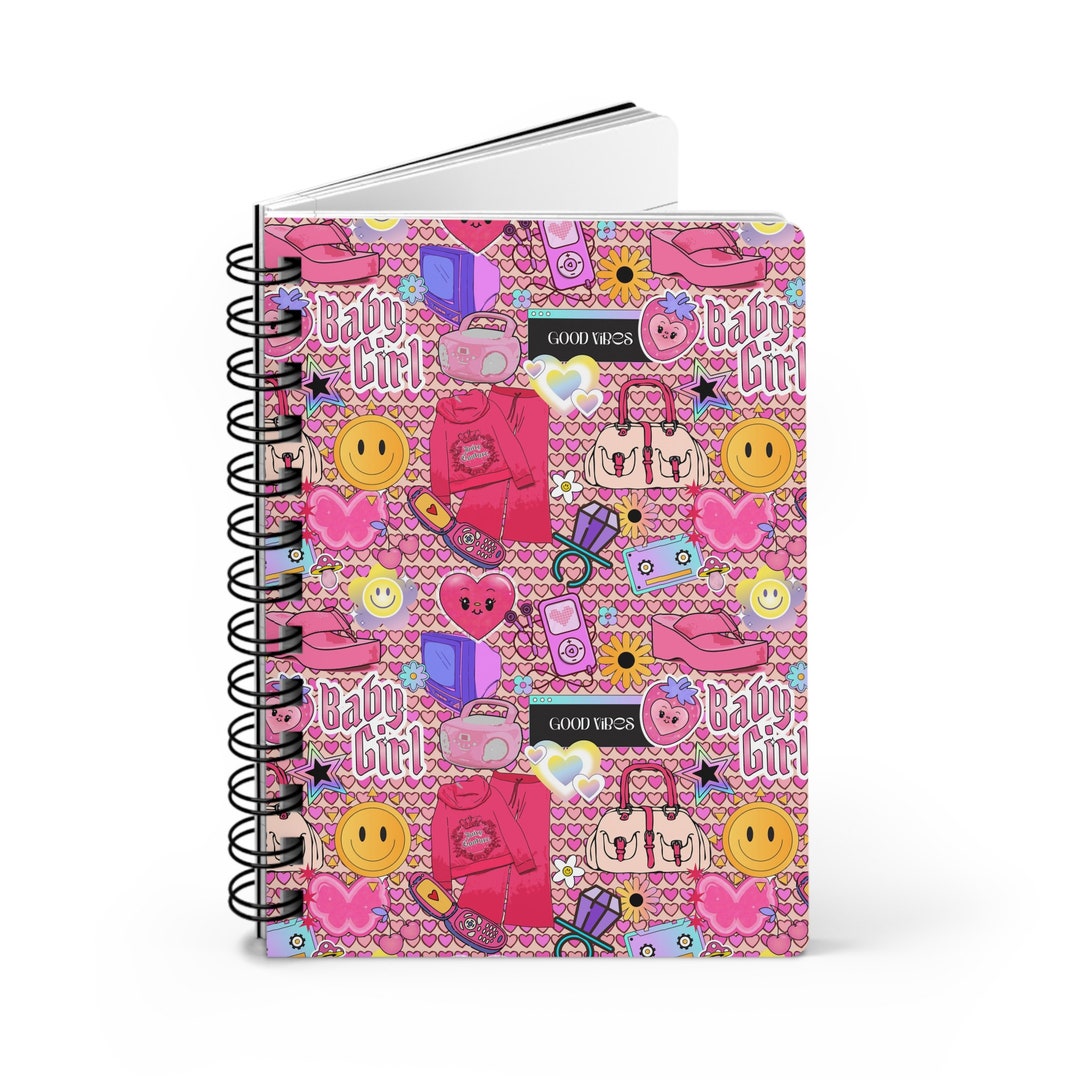 Millennial Y2K Spiral Bound Journalgift for Herteen Giftmyspacebirthday ...