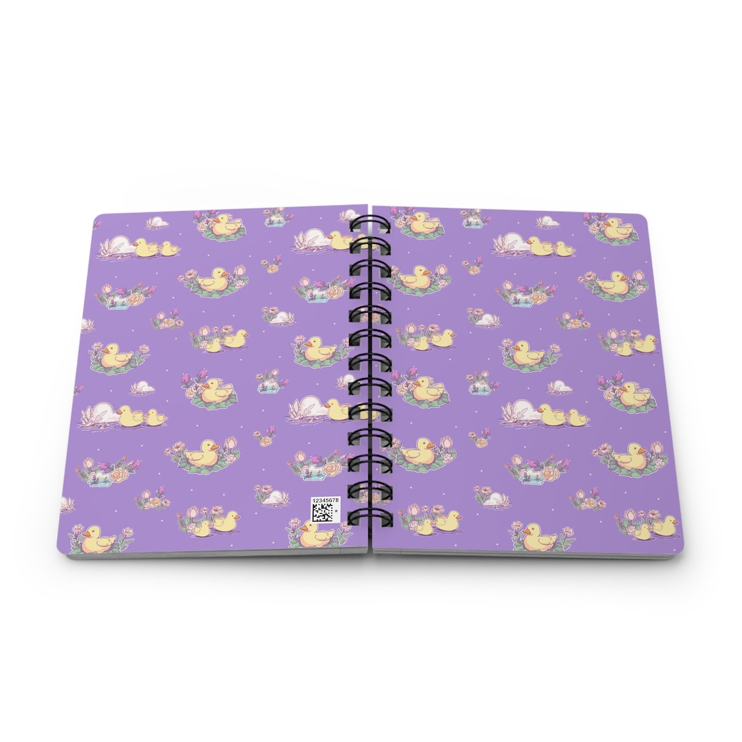Rubber Ducks & Ducklings Spiral Bound Journaltravel Notebookrubber ...