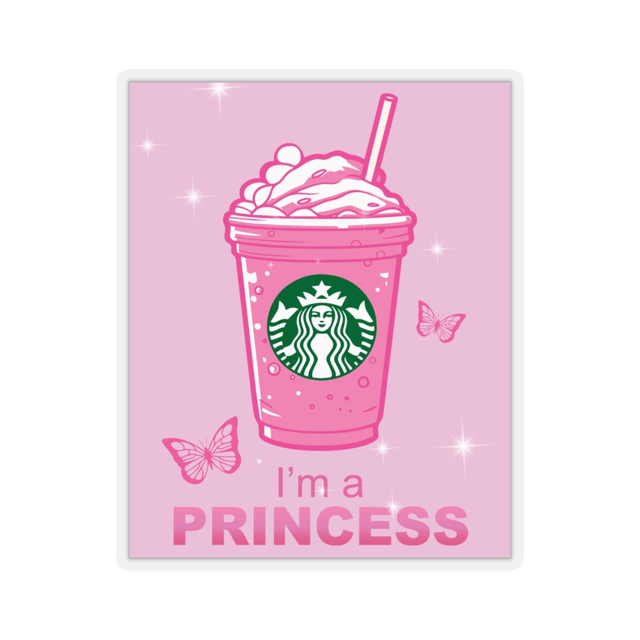 Princess Mood Kiss-cut Stickersbirthday Giftlaptop Stickerwall ...