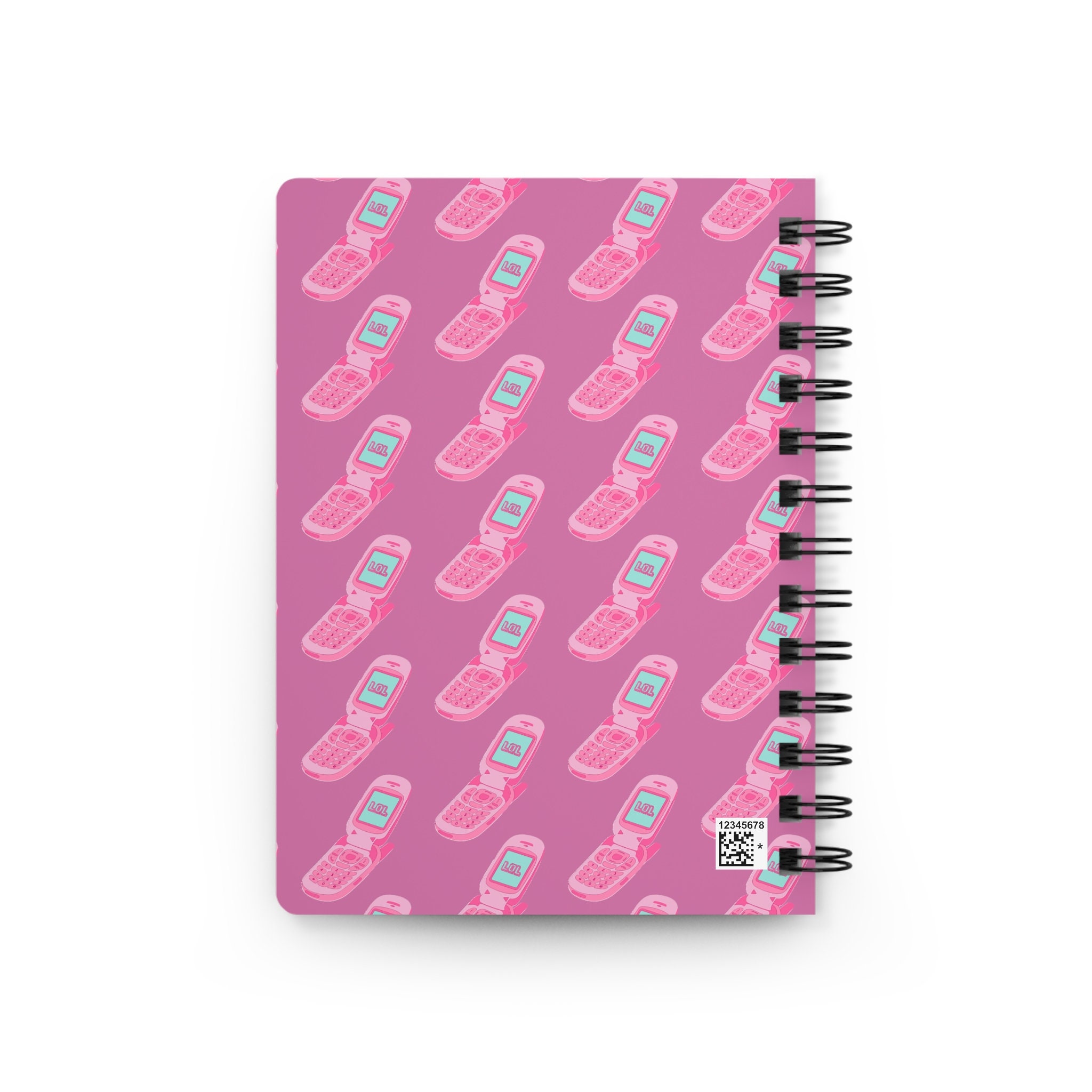 Millennial Y2K Flip Phone Spiral Bound Journal90s Nostalgia Spiral ...