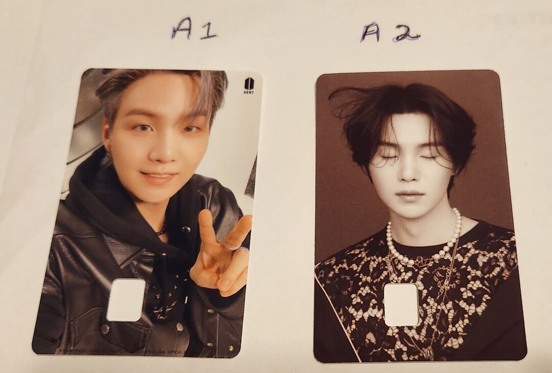 Suga Credit Card Skins - Etsy